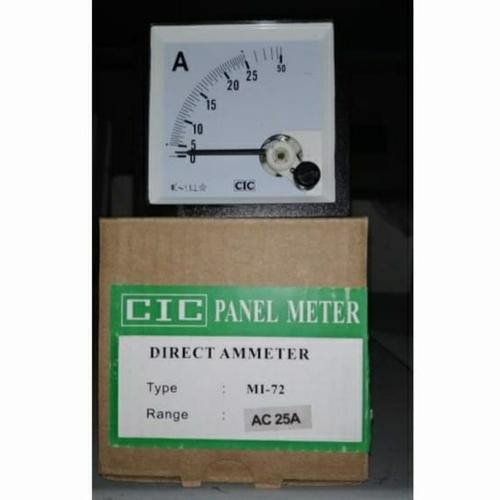Jual Amperemeter CIC 72x72 ( Ampere meter MI 72 Direct arus 40-60A ...