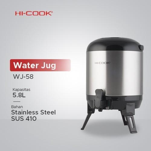 Jual Water Jug Teko Air Termos Decanter Stainless 5,8 Liter Hi-Cook ...
