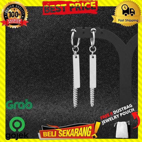 Promo ANTING MAGNET JEPIT TINDIK TITANIUM TUSUK BTS SUGA JIMIN RUMBAI ...