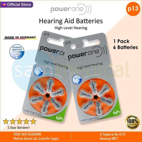 Jual POWER ONE P13 Baterai Alat Bantu Dengar / Hearing Aid - Kota ...