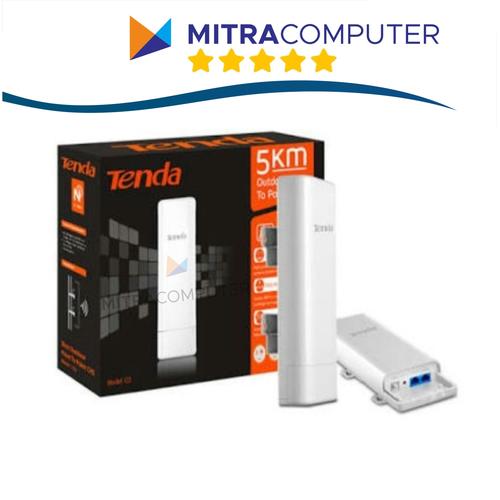 Jual TENDA O3 5km Outdoor Point To Point CPE - TENDA 03 Wireless Router ...
