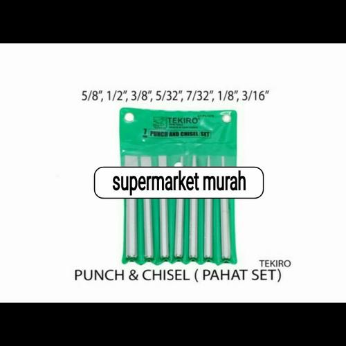 Jual TEKIRO PUNCH AND CHISEL SET 7 PCS - PAHAT SET TEKIRO 7 PCS ...