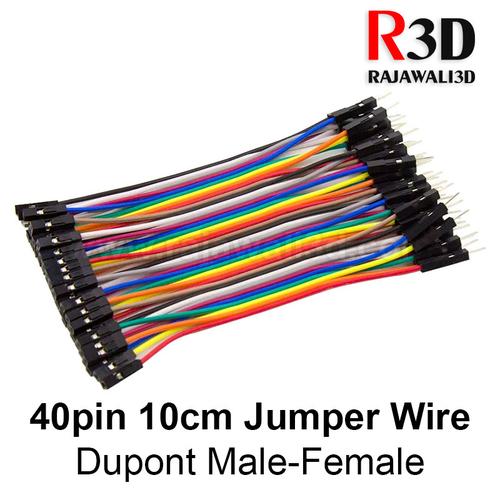 Jual Kabel Jumper Wire Dupont Cable 40pin 10 cm Dual Head Male to ...