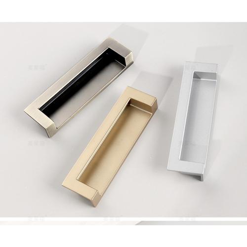 Jual Gagang Pintu Lemari Laci Hidden Handle Modern - Gold-96mm ...