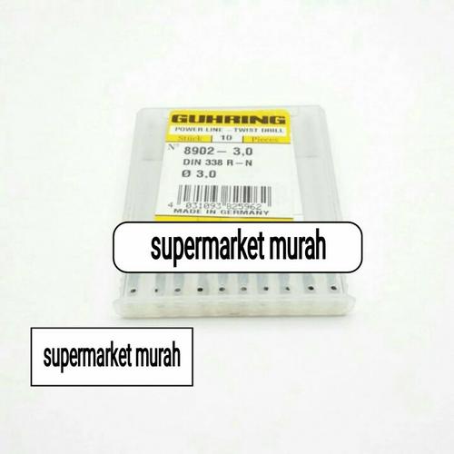 Jual GUHRING MATABOR BESI 3MM POWERLINE - MATA BOR HSS 3 MM GERMANY ...