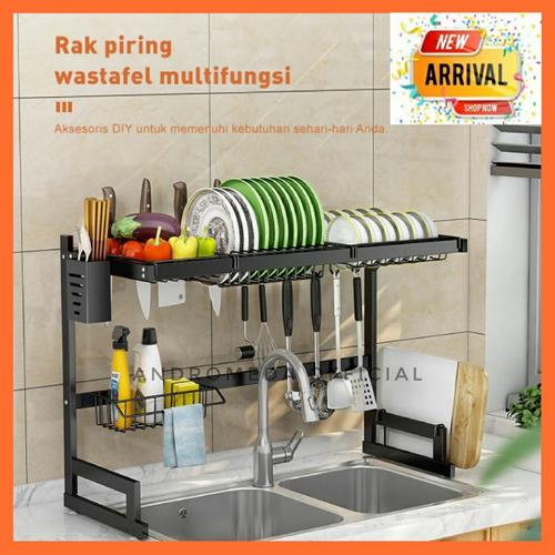 Jual Rak Peniris Piring Rak Penyimpanan Wastafel Dish Drying Rack - 65 ...