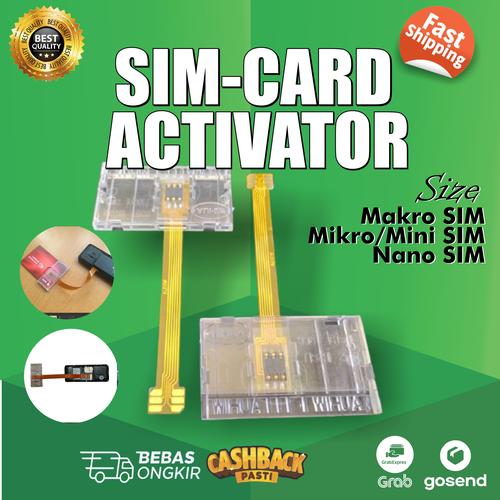 Promo Makro Micro Nano Sim Card Activator Aktivator Simcard Regis ...