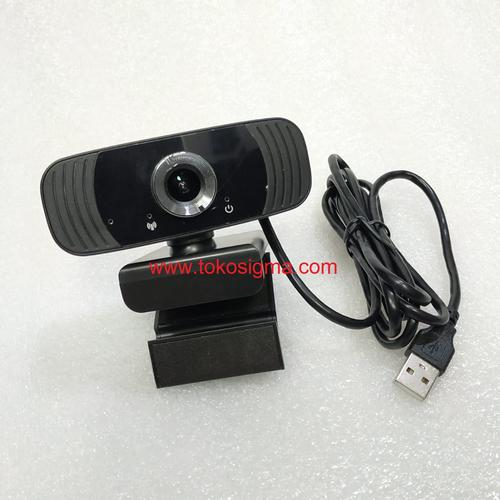 Jual USB Webcam Web + Mic PC Camera Laptop Google Meet HD 1080P video ...
