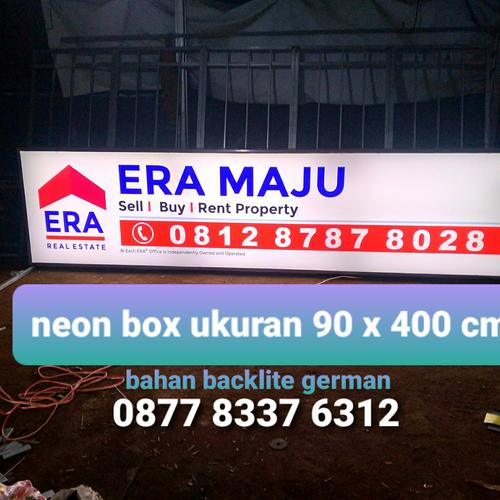 Jual neon box reklame dan billboard - 60x200cm - Kota Serang - Las ...