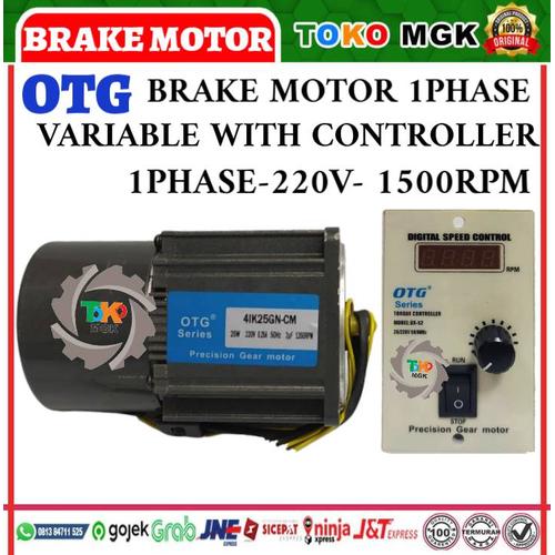 Jual OTG 1PHASE 5IK90RGU-CFM VARIABLE SPEED VS BRAKE MOTOR W ...