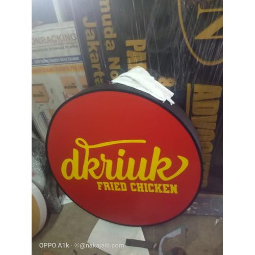 Jual Neon box bulat diameter 80cm - Packing Kayu - Jakarta Timur ...