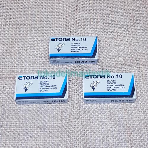 Jual Isi Staples Etona No.10 / Refill Staples Etona - ECERAN - Kota ...