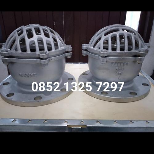 Jual foot valve stainless 8" inch jis 10k / foot valve ss304 dn200 jis ...