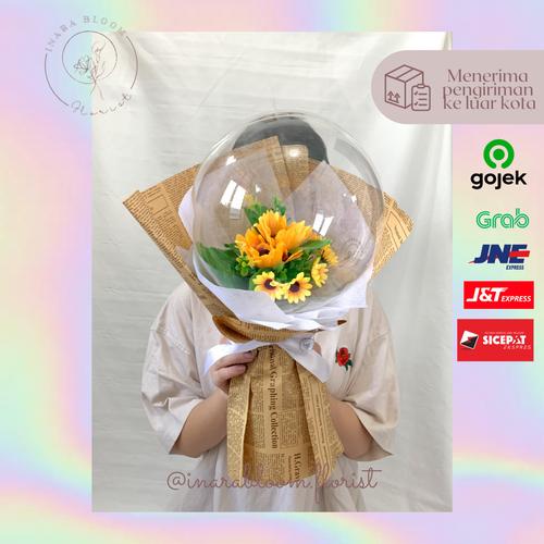 Jual bouquet bunga/ buket bunga wisuda/ buket balon/ buket sunflower ...