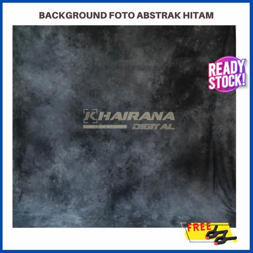 Jual Kain Background Backdrop Studio Foto Abstrak classic hitam 3x2.5m ...