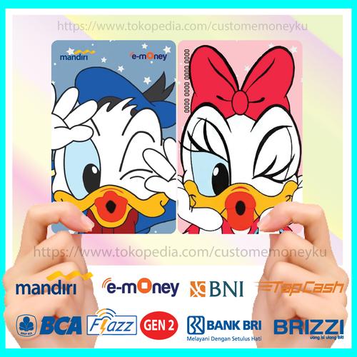 Jual KARTU EMONEY MANDIRI BCA GEN 2 BNI BRI ANIME DONALD DUCK DAISY ...
