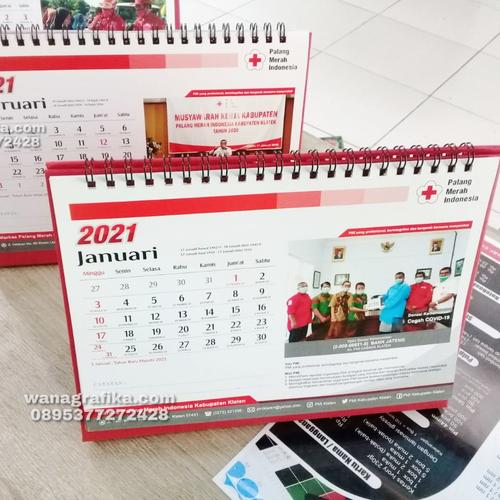 Jual kalender meja instansi perusahaan custom free desain - Kota ...