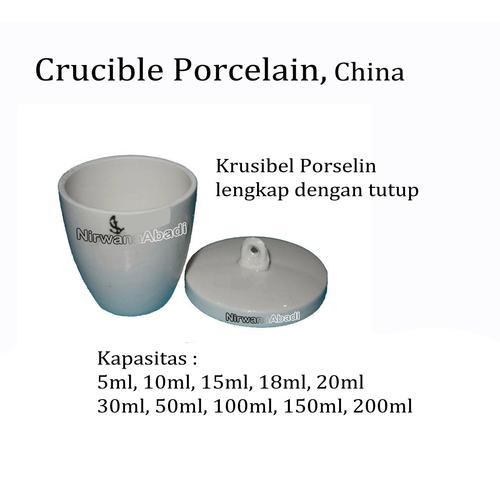 Jual Cawan Kursible 50ml Porselin | Crucible Porcelain - RRT - Kota Surabaya - Nirwana Abadi ...