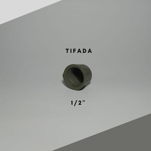 Jual Dop Drat Dalam 1/2" PVC Hard abu abu / tutup pipa / Cap Drat Dalam ...