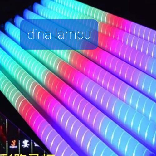 Jual lampu led pelangi RGB rainbow 1 meter neon bar facade 220volt ...