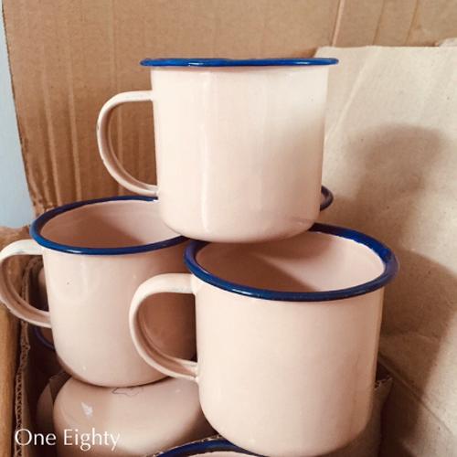 Jual Gelas Mug Jadul Enamel 7 cm Polos Mug Seng Jadul - Hijau - Kab ...