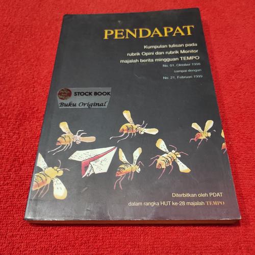 Jual Pendapat kumpulan tulisan pada rubrik opini dan rubrik monitor ...