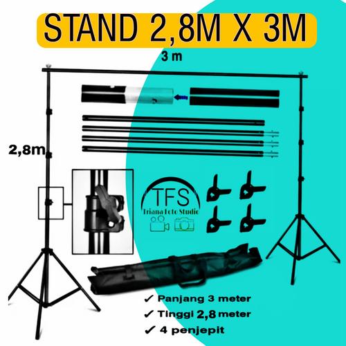 Jual Stand background foto 2,8 X 3M - Jakarta Pusat - TRIANA FOTO ...