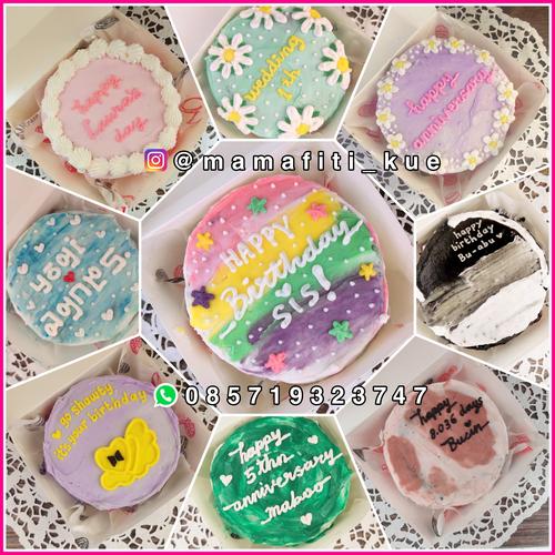 Jual kue ulang tahun/kue mini lucu/lunch box cake/bento cake/korean ...