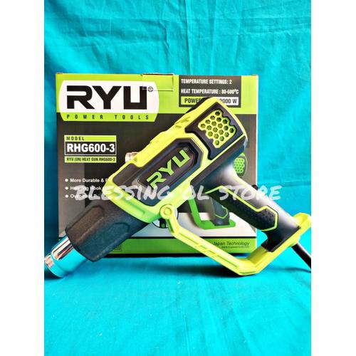 Jual HOT GUN RHG600-3 / HOTGUN RYU / HEAT GUN / HEATING GUN / LISTRIK ...