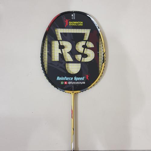 Jual Cetakan Raket / Logo Raket / Stencil Card Badminton - Art Karton ...