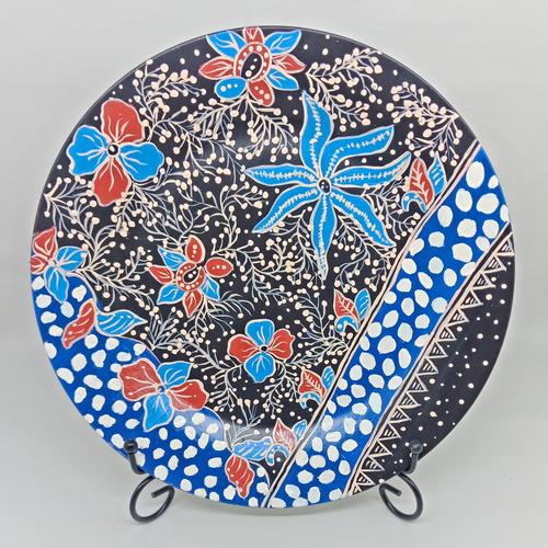 Jual Piring Lukis batik lasem - Kab. Rembang - Bhekti_Art | Tokopedia