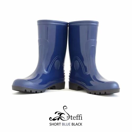 Jual sepatu boots pria wanita/ steffi boot/ tipe: short blue - Biru, 27 ...