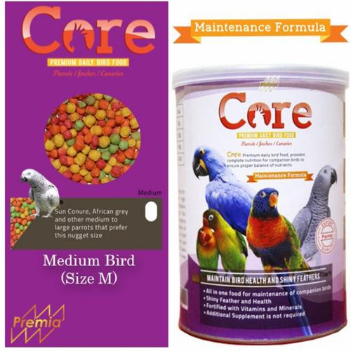 Jual Core Premium Parrot - pelet vitamin untuk burung - Size M ...