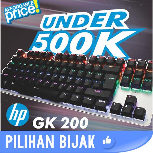 Jual Keyboard Gaming HP GK200 - Blue Switch RGB TKL Mechanical Keyboard ...