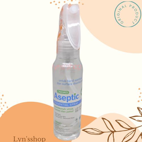 Jual Hand Sanitizer Aseptic Plus Essential Spray 100ml Food grade ...