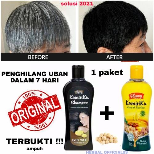 Jual PAKET HAPPY KEMIRIKU SHAMPOO PENGHILANG UBAN 100% ORIGINAL ...