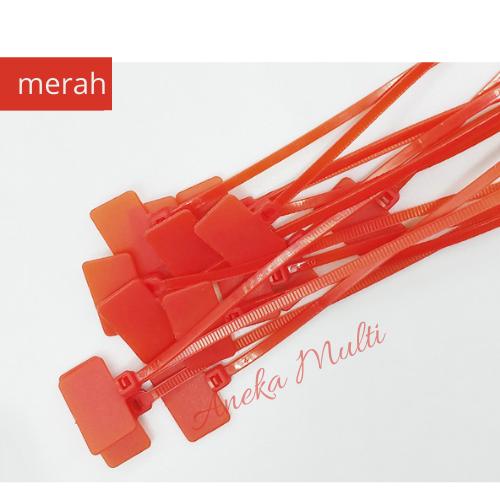 Jual LABEL Kabel ties Cable tie Maker name tag lan tulis 4x150 100 pcs ...