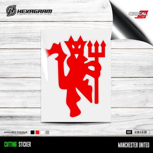 Jual Cutting Sticker Manchester United Logo | Stiker Cutting Logo ...