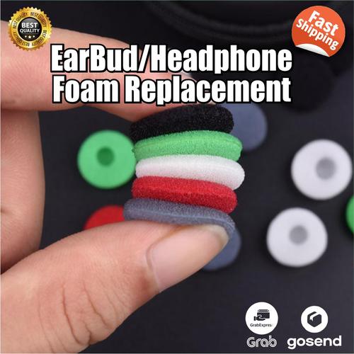 Promo Busa Foam Earphone Earpiece Headphone Eartips Earphone ...