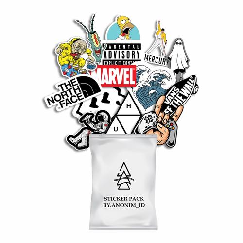 Jual Sticker Aesthetic Stiker Distro Brand Local Sticker Case Hp - Kab ...