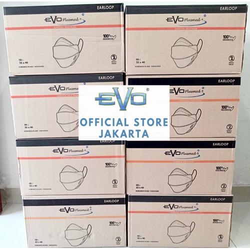 Jual Masker Evo Plusmed Kartonan isi 40 box Surgical Face Mask ...