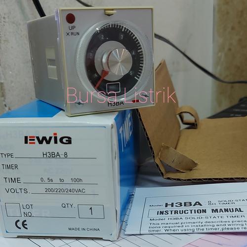 Jual Timer Ewig H3BA-8 - TIMER+SOCKET, 12v - Jakarta Pusat - Bursa ...