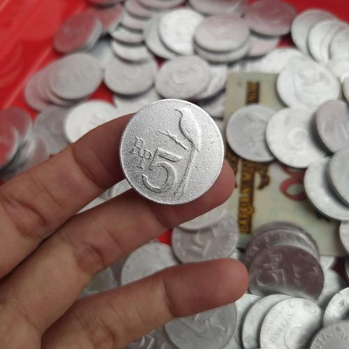 Jual koin Rp 5 burung 1970 sudah dibersihkan - Kab. Bogor - Jasinga ...