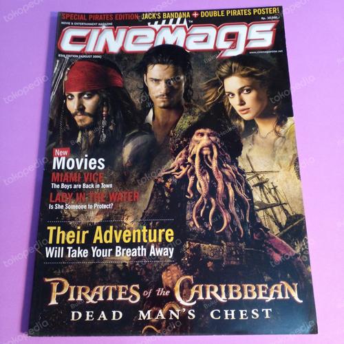 Promo Majalah Cinemags edisi 85-cover Pirates of the Caribbean-Agustus ...