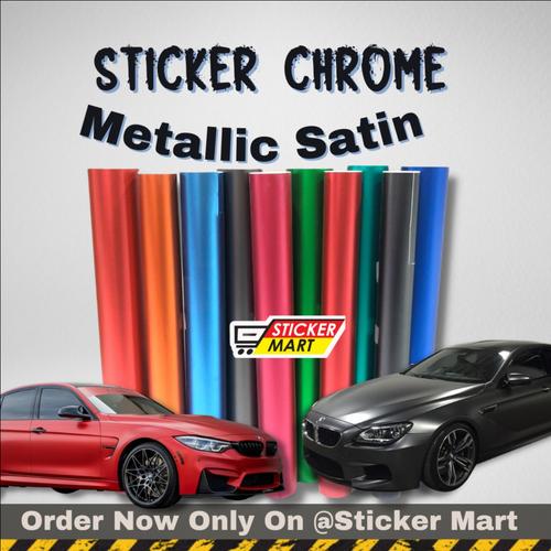 Jual Sticker scotlite motor satin metalik chrome doff wrap termurah ...