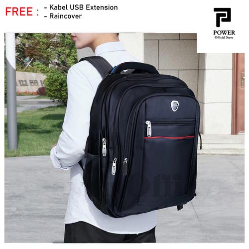 Jual Polo Power Original Backpack USB Tas Ransel Laptop Expanding ...