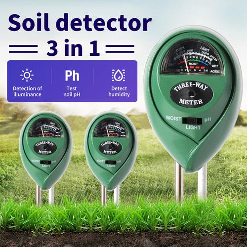 Jual Digital Soil Analyzer 3 in 1/ 4 in 1 Meter Cek Tanah Alat Cek ...