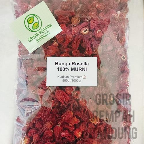 Jual Bunga Rosella Merah Kering Bersih Pilihan / Rempah / Kualitas ...