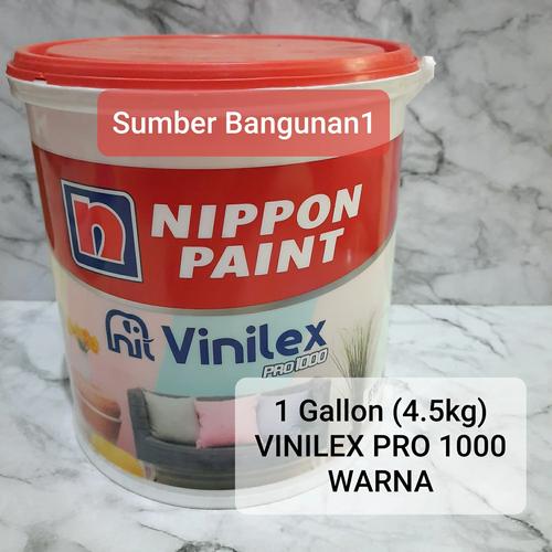 Jual Vinilex Pro 1000 4.5 kg 1 gallon Warna cat dinding tembok nippon ...