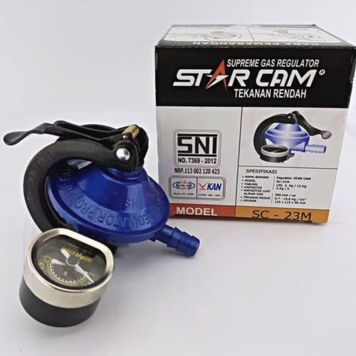 Jual Regulator Gas Star Cam +Ampere ( ORISINIL, cap SNI ) - STARCAM ...